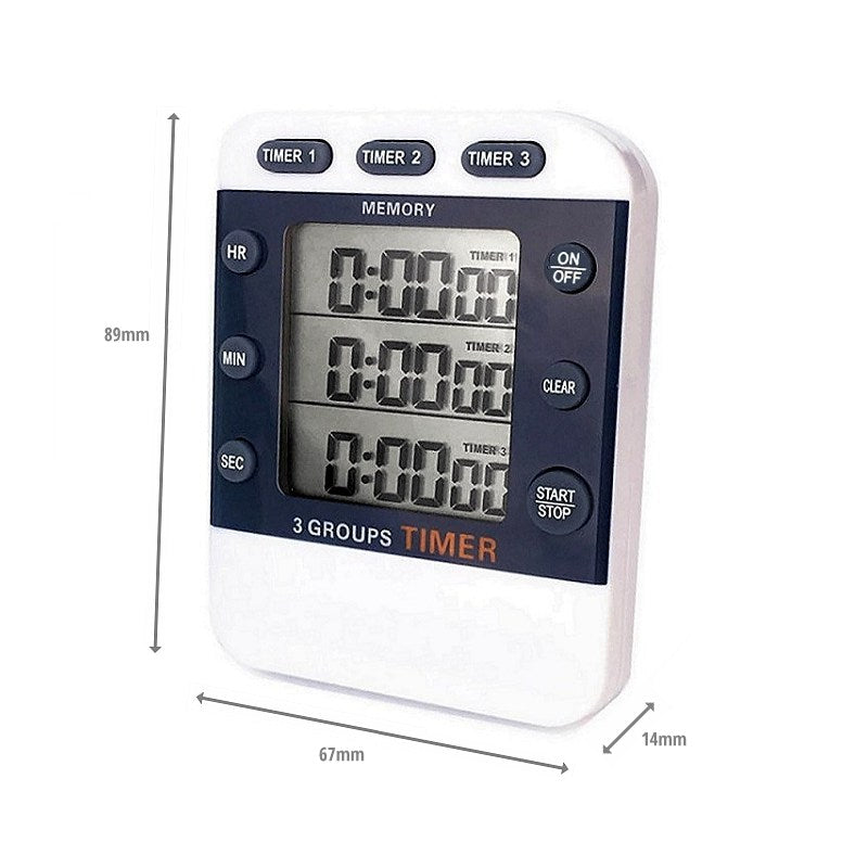 3 Channel Triple Digital Timer – Pie Maker Stuff
