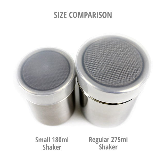 Compact 180ml Stainless Steel Mesh Shaker – Pie Maker Stuff