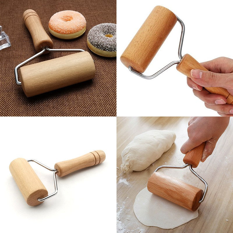 10cm Wooden Pastry Hand Roller – Pie Maker Stuff